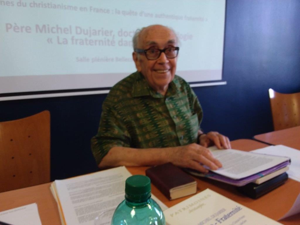 Vendredi 30 août, conférence du P. Michel Dujarier sur la Fraternité ...